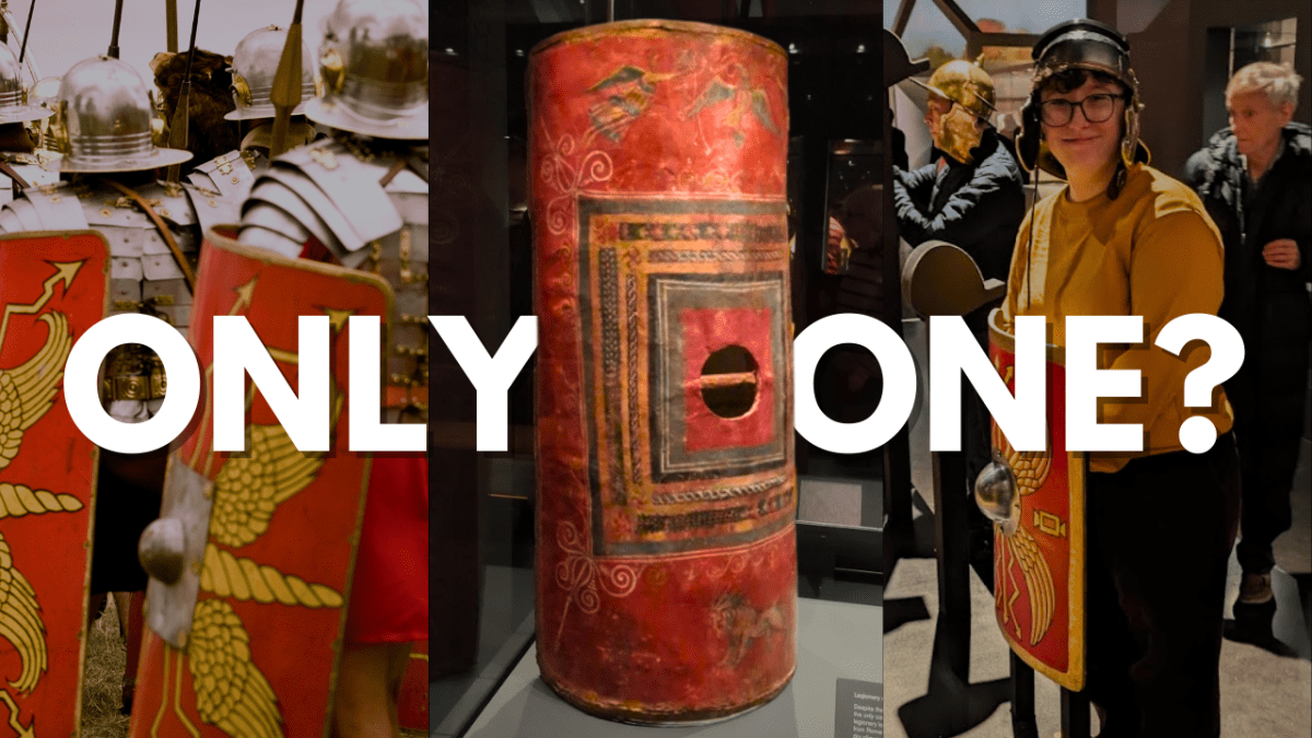 The only surviving complete Roman shield – Louise Bedford